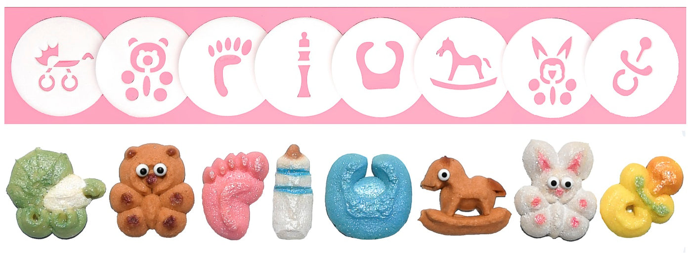 Baby 8 Disk Set for Cookie Presses – Impress! Bakeware